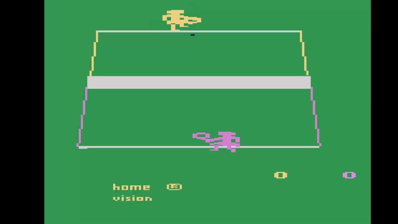 ATARI 2600 OTHER Tennis BIG SPRITES Tennis Game 1983 Home Vision Gem ...