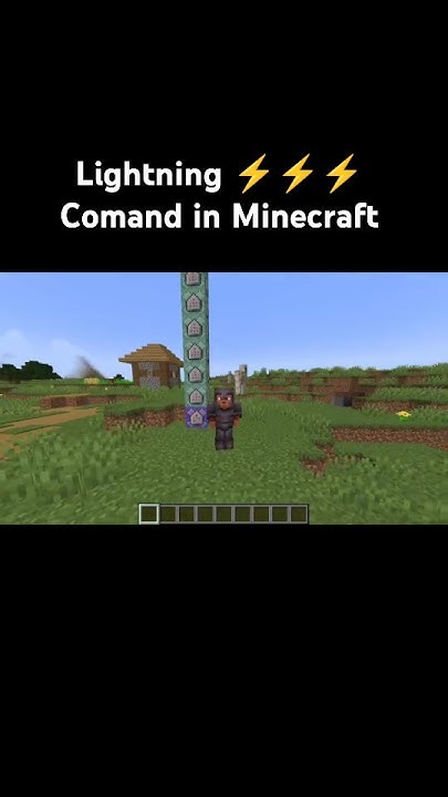 op command for lightning in Minecraft⚡ #minecraft #commands #viral #indiangamer #gaming #shorts# ...