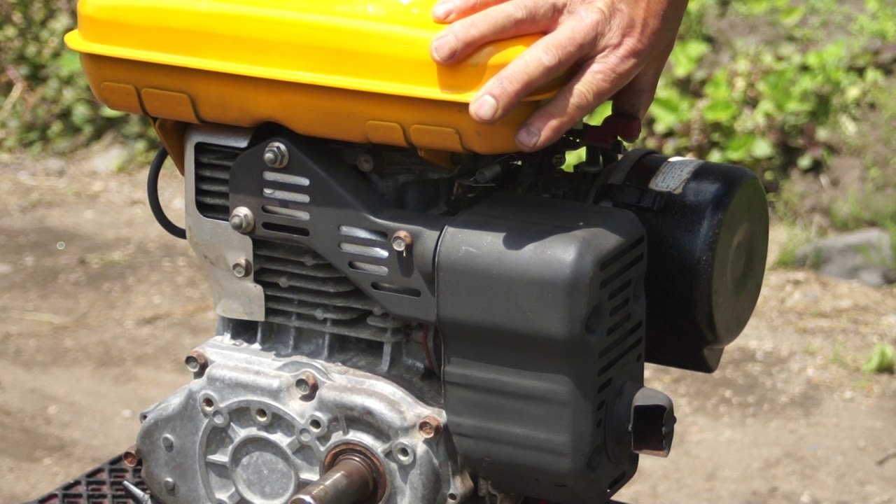 ロビンEH25 発動機 最大8.5馬力エンジン整備済み - YouTube