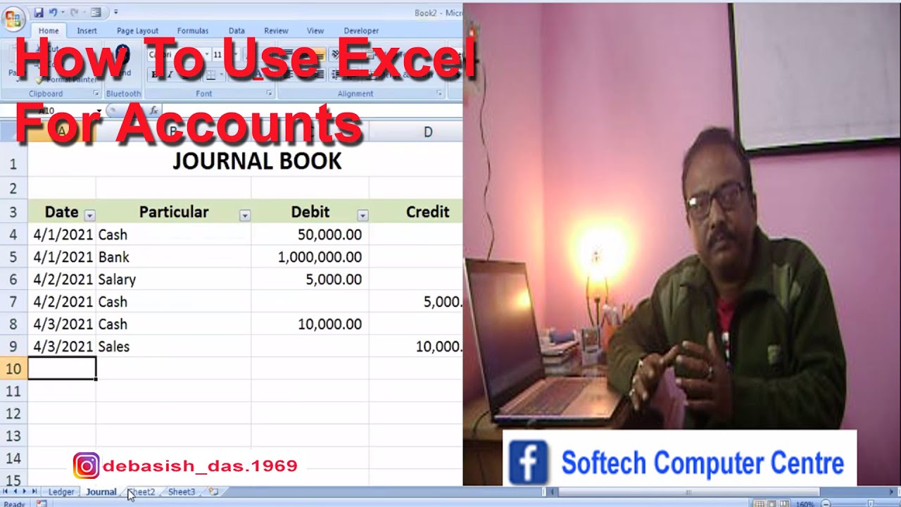 How To Use Excel For Accounts || excel - YouTube