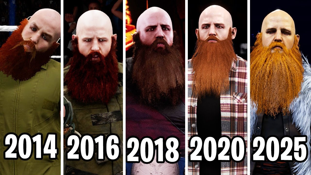 Eric Rowan Evolution in WWE Games (WWE 2K25) - YouTube