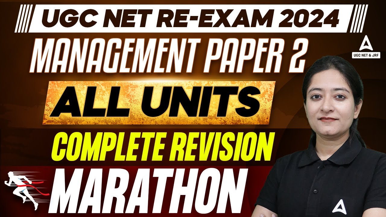 UGC NET Management Paper 2 Marathon | UGC NET Management(All Units ...