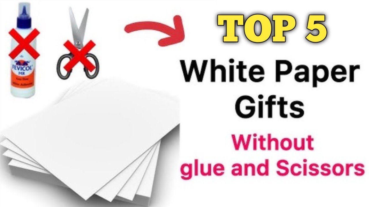 Paper crafts from White A4 paper | easy origami - YouTube