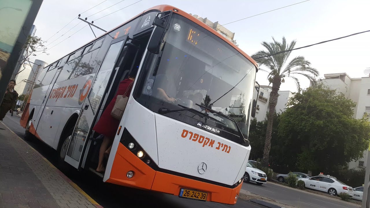 New Mercedes Benz Oc500 Mars of Nateev Express on Route 605 on Namir ...