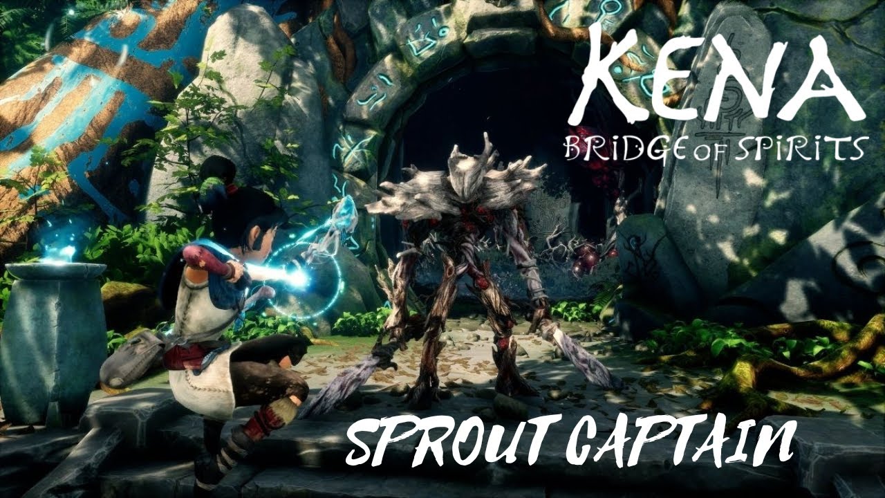 Kena: Bridge of Spirits - Sprout Captain Boss Fight - YouTube