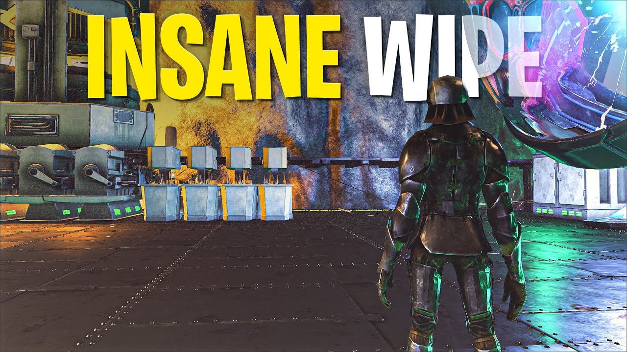 Claiming The Best Cave On An INSANE Wipe In Ark - YouTube