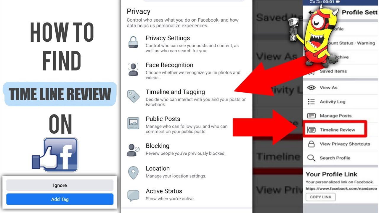 How to Find TIMELINE REVIEW on FACEBOOK ️& How to Turn Off⁉️ ️ - YouTube