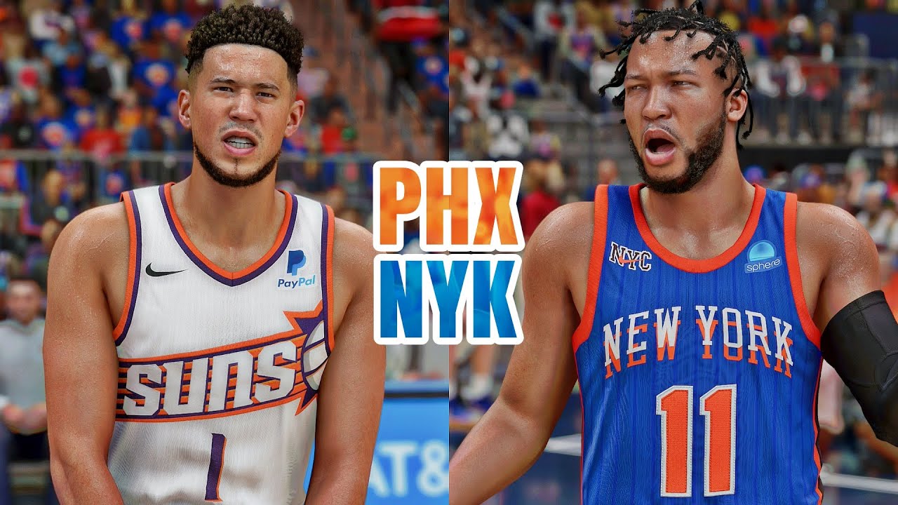 SUNS vs KNICKS (PS5) - NBA 2K24 [4K UHD] - YouTube
