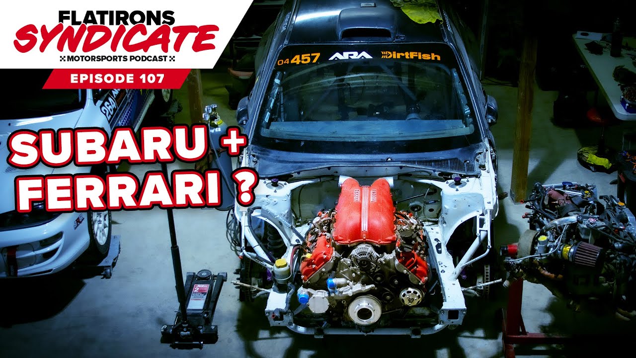 Ferrari + Subaru Rally Car??? - With Sam Albert Rally - YouTube