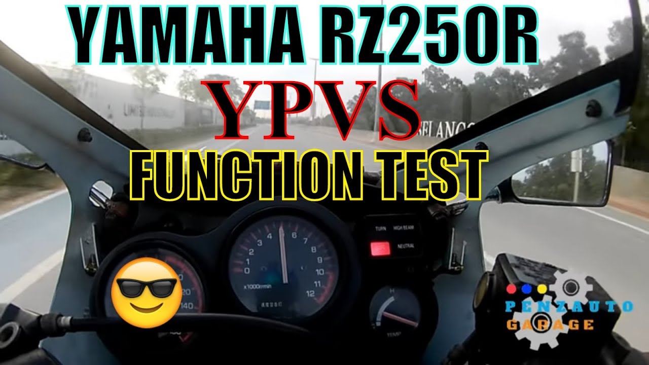 34 Years Old Retro Yamaha RZ250R YPVS - First Speed Run - YouTube