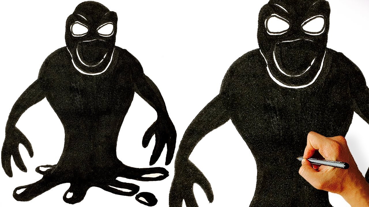 How to draw Searcher from Bendy and the Ink Machine step by step - YouTube