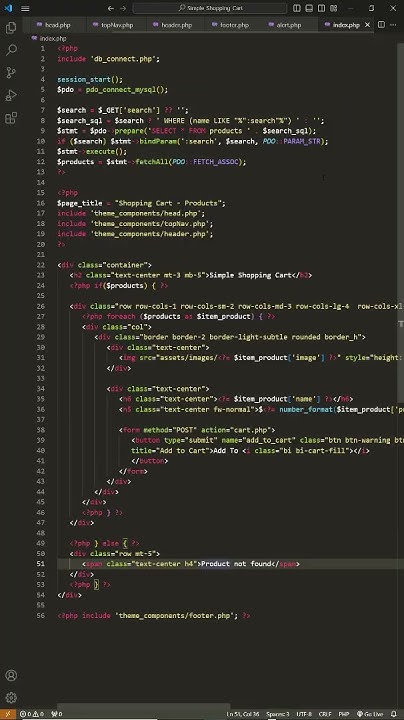How to Build a Simple Shopping Cart ith HTML, PHP, Integrate PayPal #ecommerce #php #html# # ...