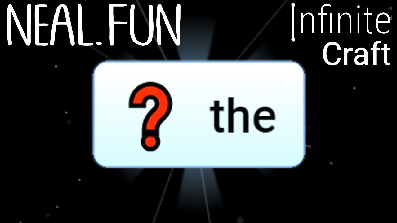 How to Make the in Infinite Craft | Get the Infinite Craft - YouTube
