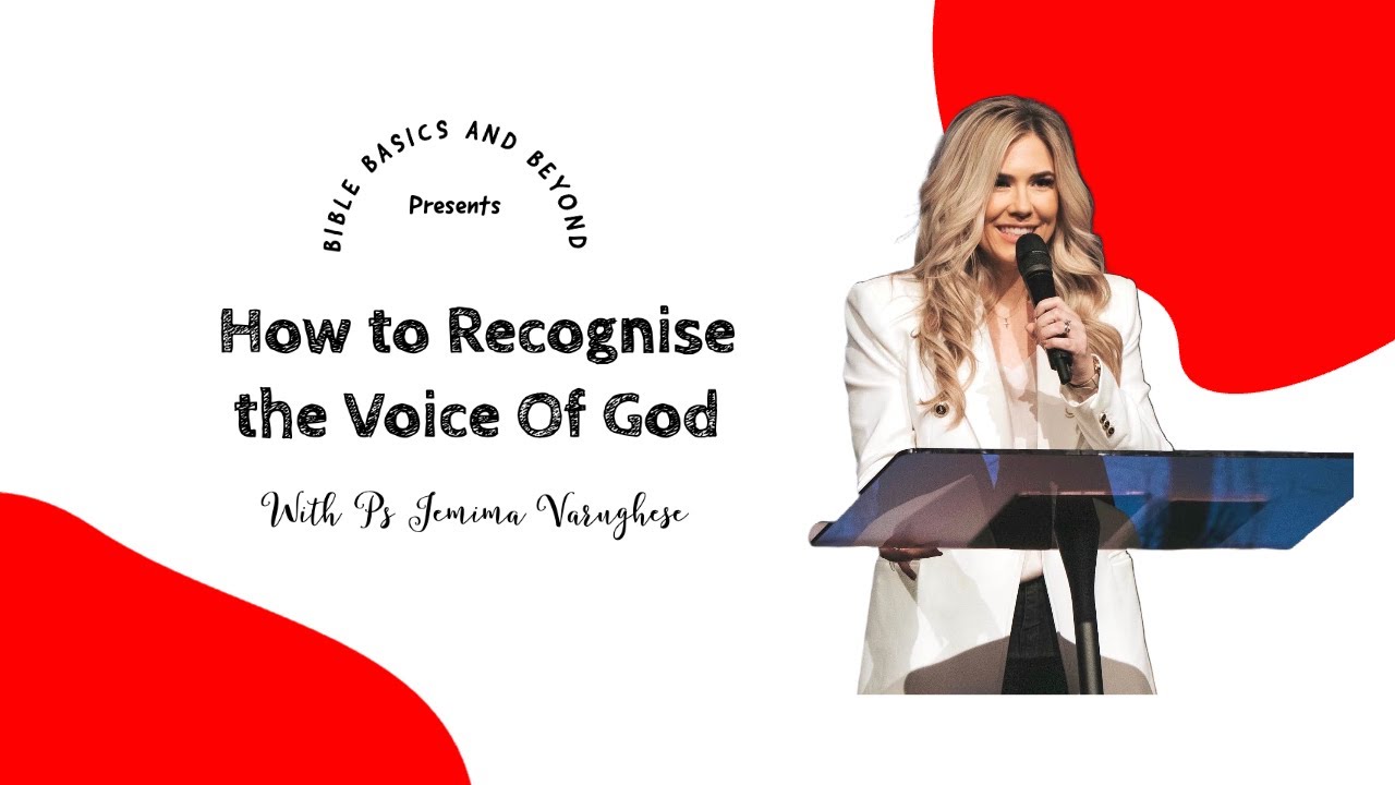 How To Recognize The Voice Of God With Ps Jemima Varughese - YouTube