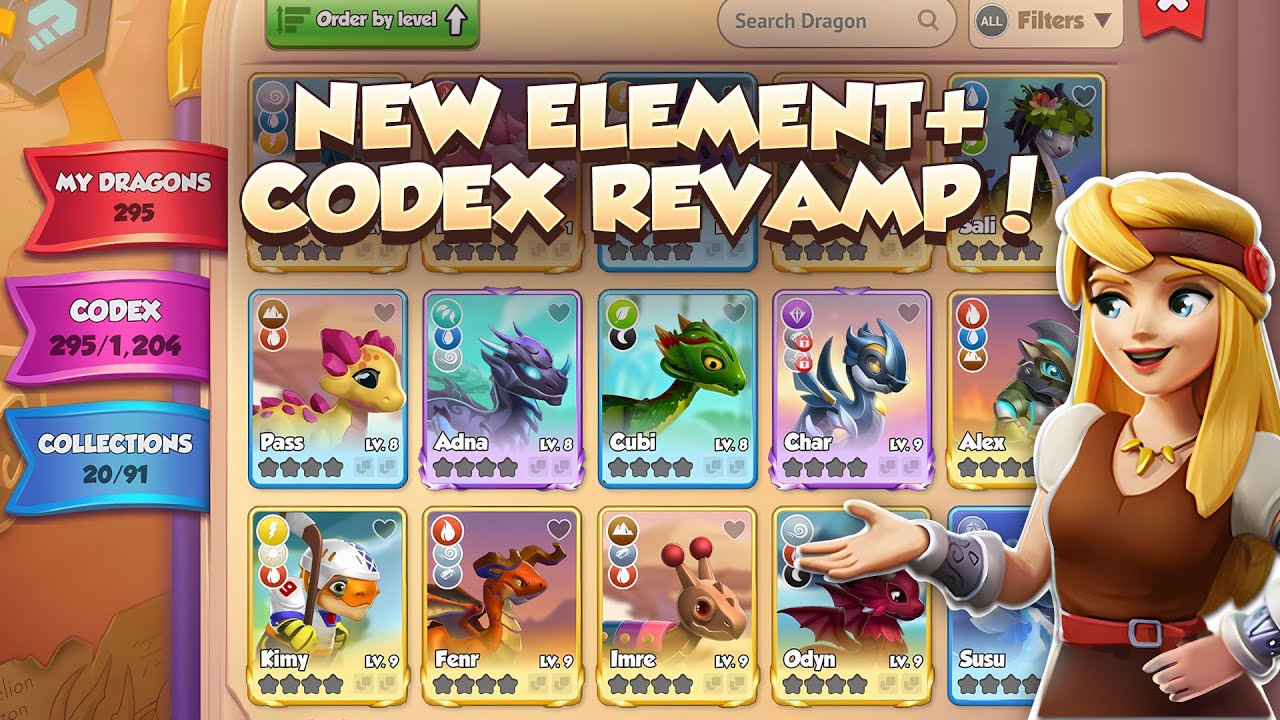 Dragon Mania Legends: New Element, Codex Revamp & Starfall - YouTube