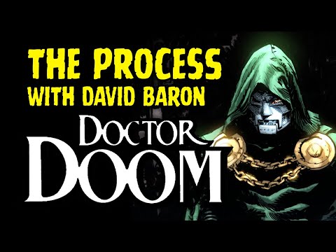 Watch Dr. Doom With Captain America's Shield In This Epic Coloring Session With David Baron ...