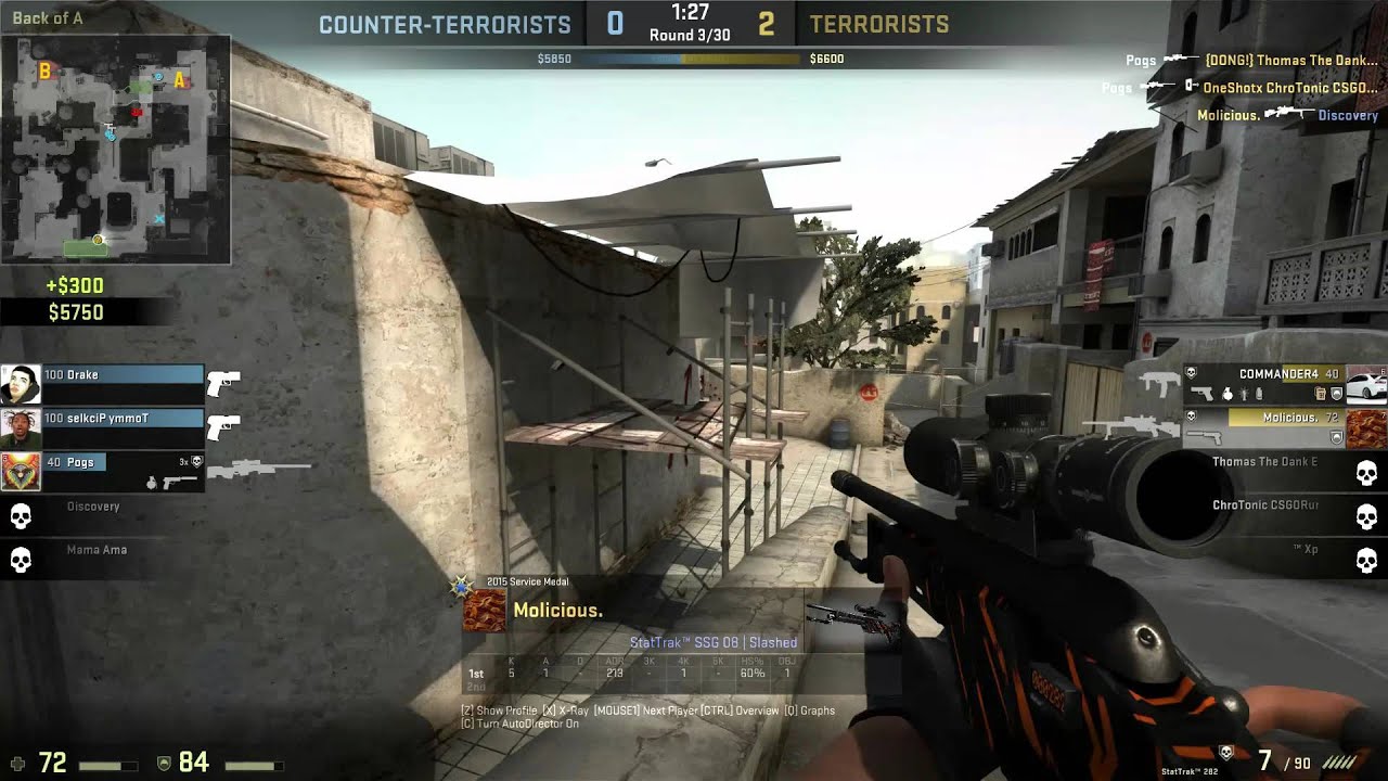 Scout jumping headshot and 4k - YouTube