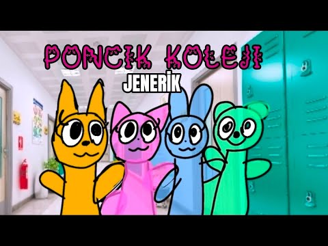 Ponçik Koleji | Jenerik (Kawaii Temalı Animasyon) 🍡🎀🍡🎀