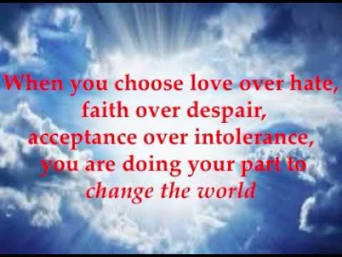 CHOOSE LOVE NOT HATE - YouTube