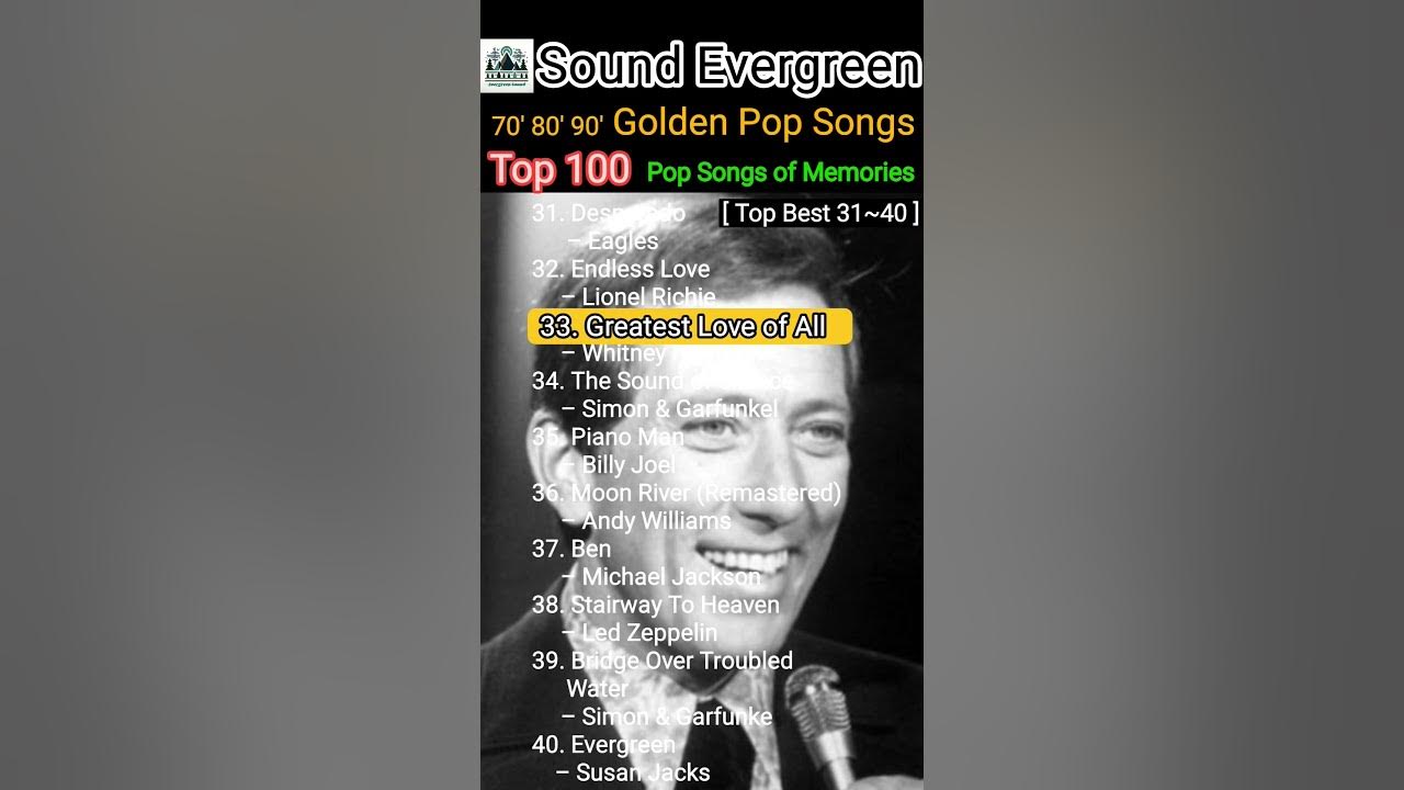 70' 80' 90' 골든팝송 Golden Pop Song-Top 100 Pop Songs of Memories ...