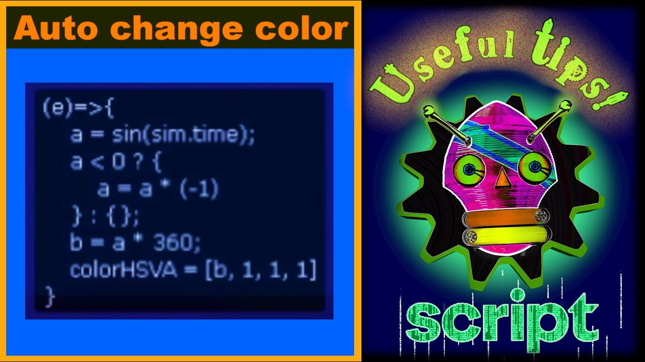 Auto change color example - YouTube