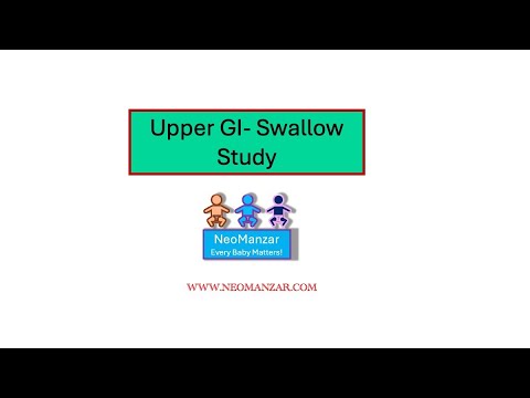 Upper GI- Swallow Study (Newborn Infant) - YouTube