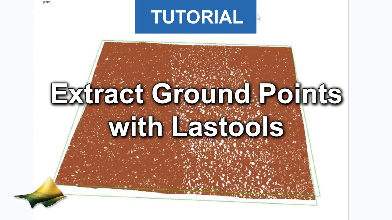How to Use Lastools to Extract Ground Classified Points - YouTube