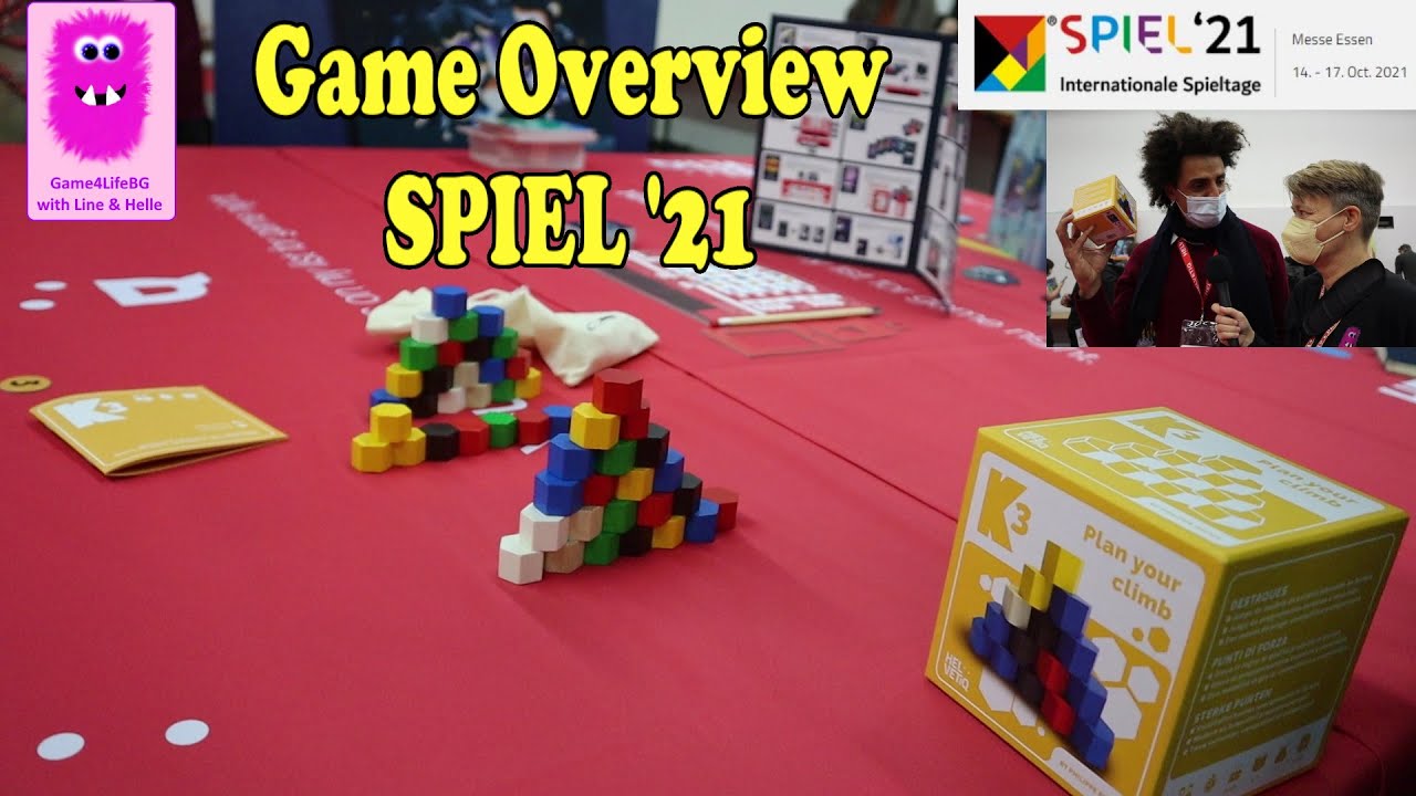 K3, Game Overview at Essen SPIEL '21 - New Game Releases - YouTube