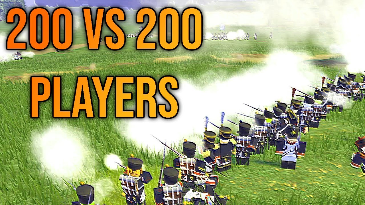 200vs200 LINE BATTLE Funny Moments - ROBLOX Waterloo - Napoleonic ...