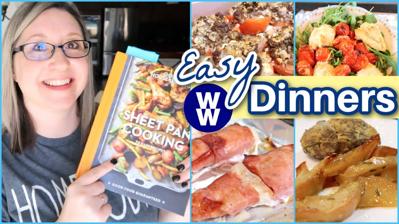 WEIGHT WATCHERS DINNER IDEAS EASY, LOW POINT - YouTube