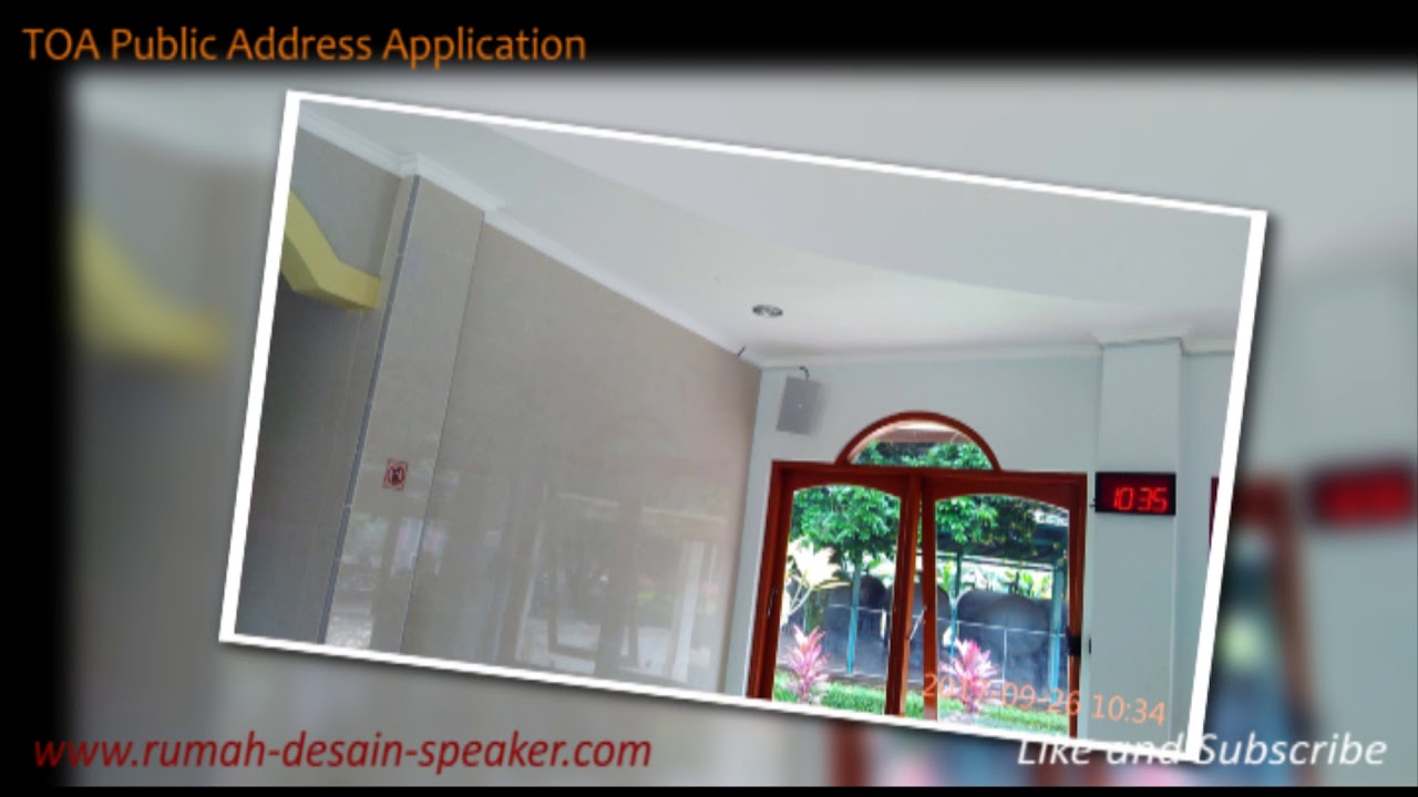 TOA Public Address System with ZS-254 and ZS-F2000WM - YouTube