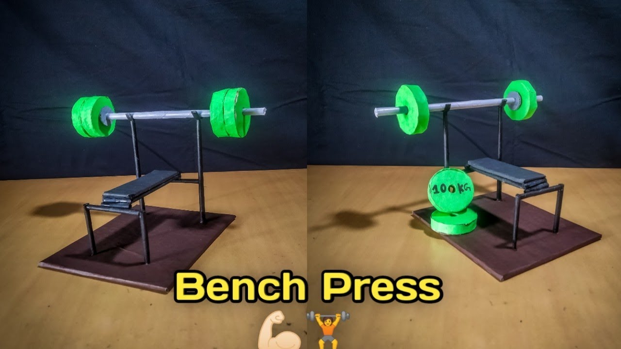 How To Make A Cardboard And Bench Press🏋💪#diy #artandcraft #cardboard # ...