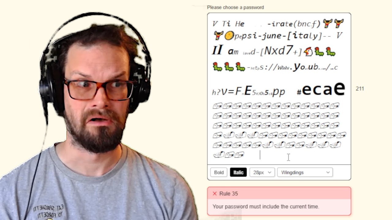 Your New Password Must Contain a Hungry Chicken | The Password Game ...