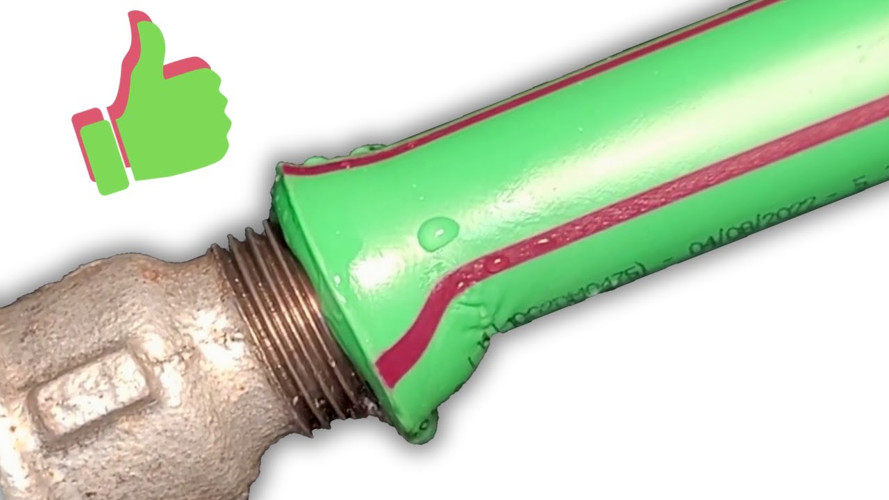 Collegamento tubo in pvc e tubo in ghisa. Metodo semplice - YouTube