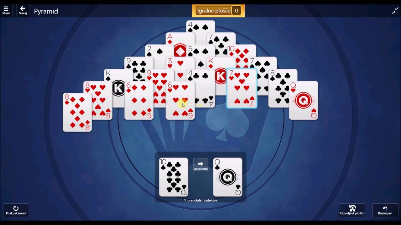 Microsoft Solitaire Collection - Pyramid July 30 2016 - YouTube
