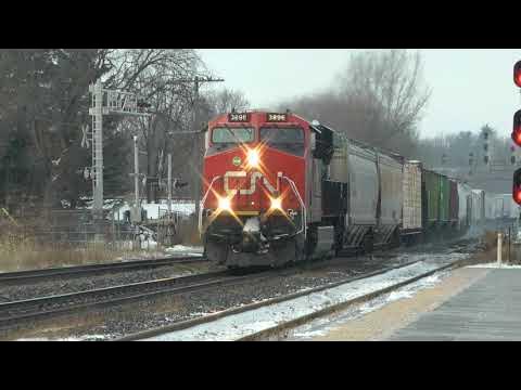 CN Train 322 Eastbound January 17, 2025 - YouTube