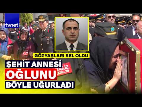 Şehidin var Türkiye! Askerimizin duygu dolu cenaze töreni