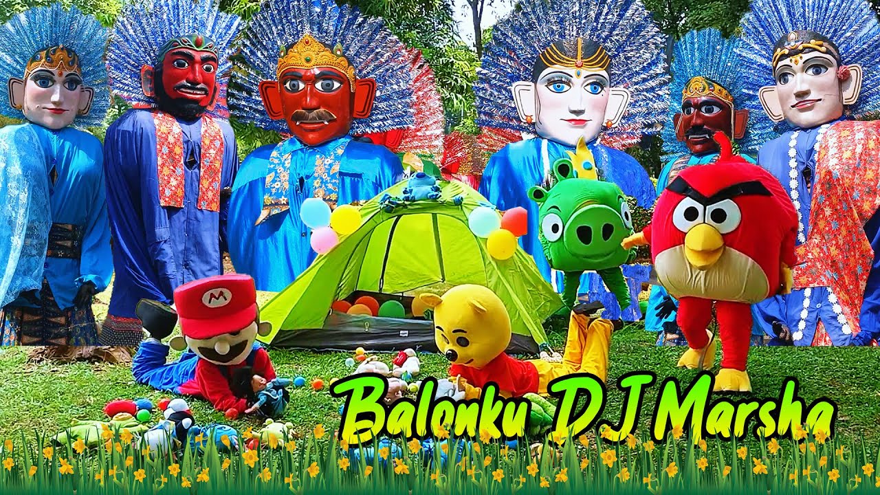 LIVE BADUT ONDEL ONDEL🎥 DJ MARSHA AND THE BEAR MIX BALONKU ADA LIMA🤡 ...