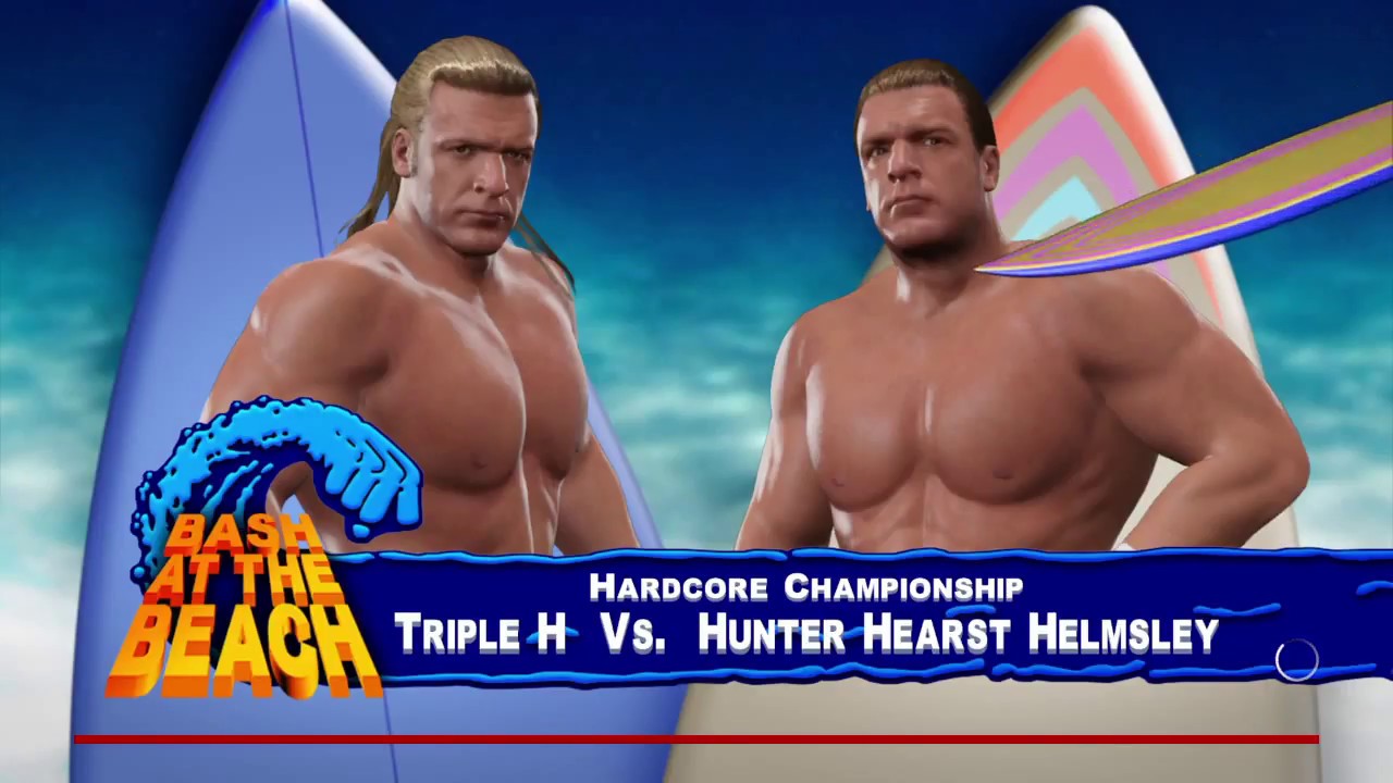 WWE 2K17_triple H vs hunter hearst helmsley - YouTube