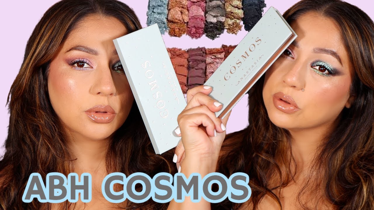 ABH COSMOS PALETTE || Application 2 looks, swatches & First impressions ...