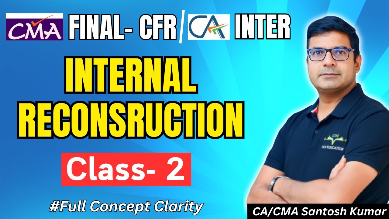 Internal Reconstruction Class 2 Cma Final Cfr Ca Inter New Syllabus 3545