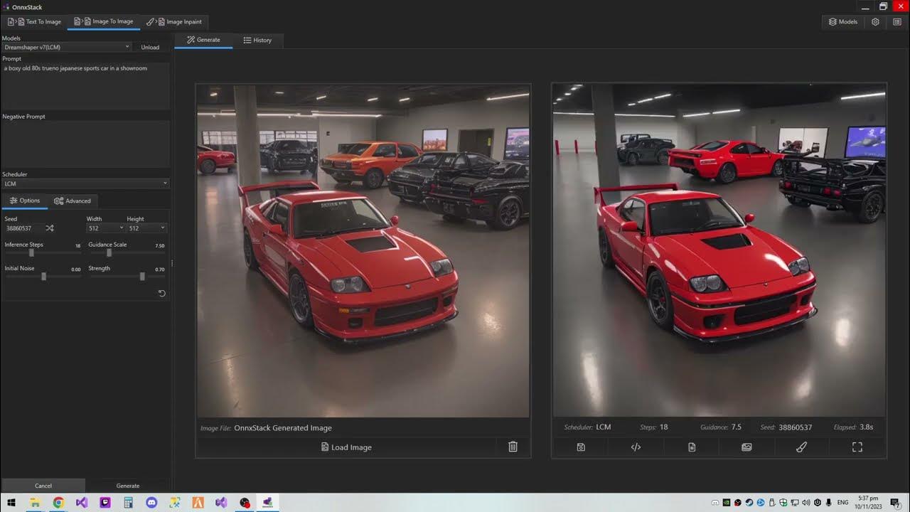 Generating Stable Diffusion Images Using OnnxStack [Windows] - YouTube