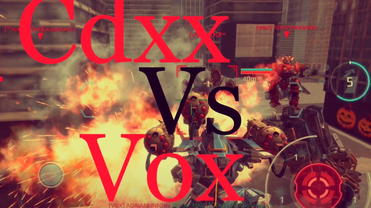 CDXX VS VOX - full clan fight - ᴵᴬᴹᏕN͟ᎾᎳ๏ᏞᎥ͟ᎾN war robot - YouTube