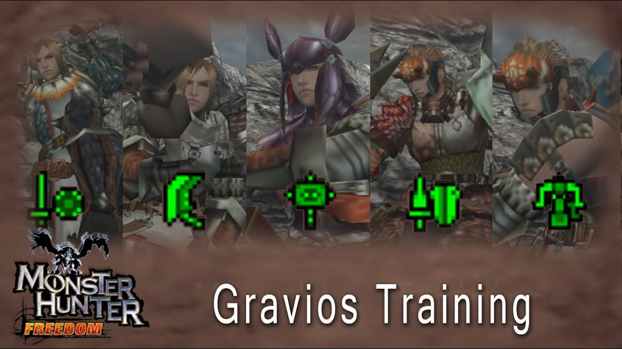 MHF1 #62: Gravious Training (All Weapons) - YouTube