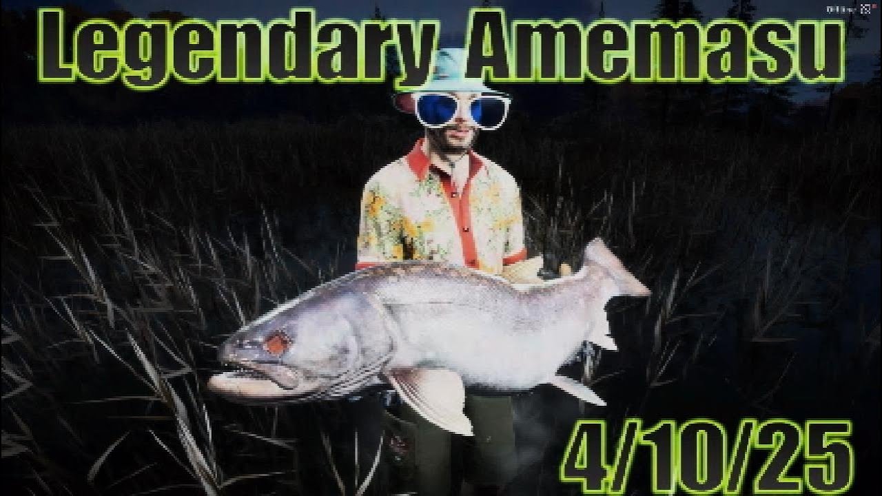 Legendary Amemasu Japan Fish new spot legendary week - call of the wild ...