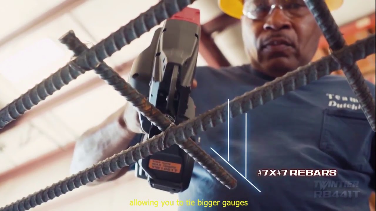 MAX TWINTIER RB441T Battery Operated Rebar Tying Tool at www.gappower ...