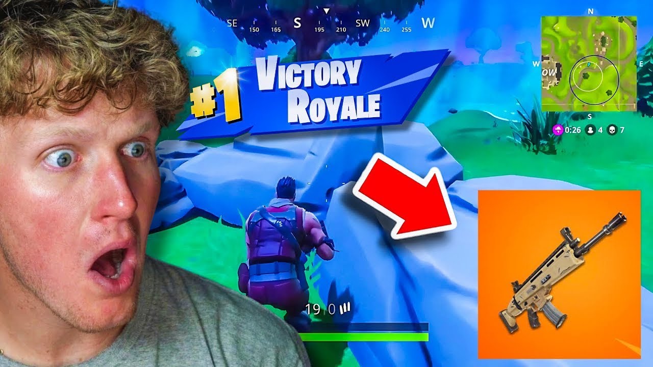 The FIRST EVER Fortnite Win was insane - YouTube