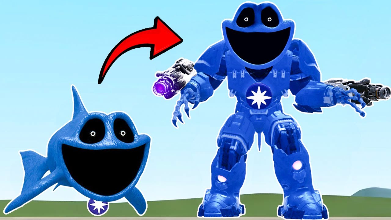 NEW EVOLUTION OF GLIMMER FISH MECHA TITAN POPPY PLAYTIME CHAPTER 3 in ...