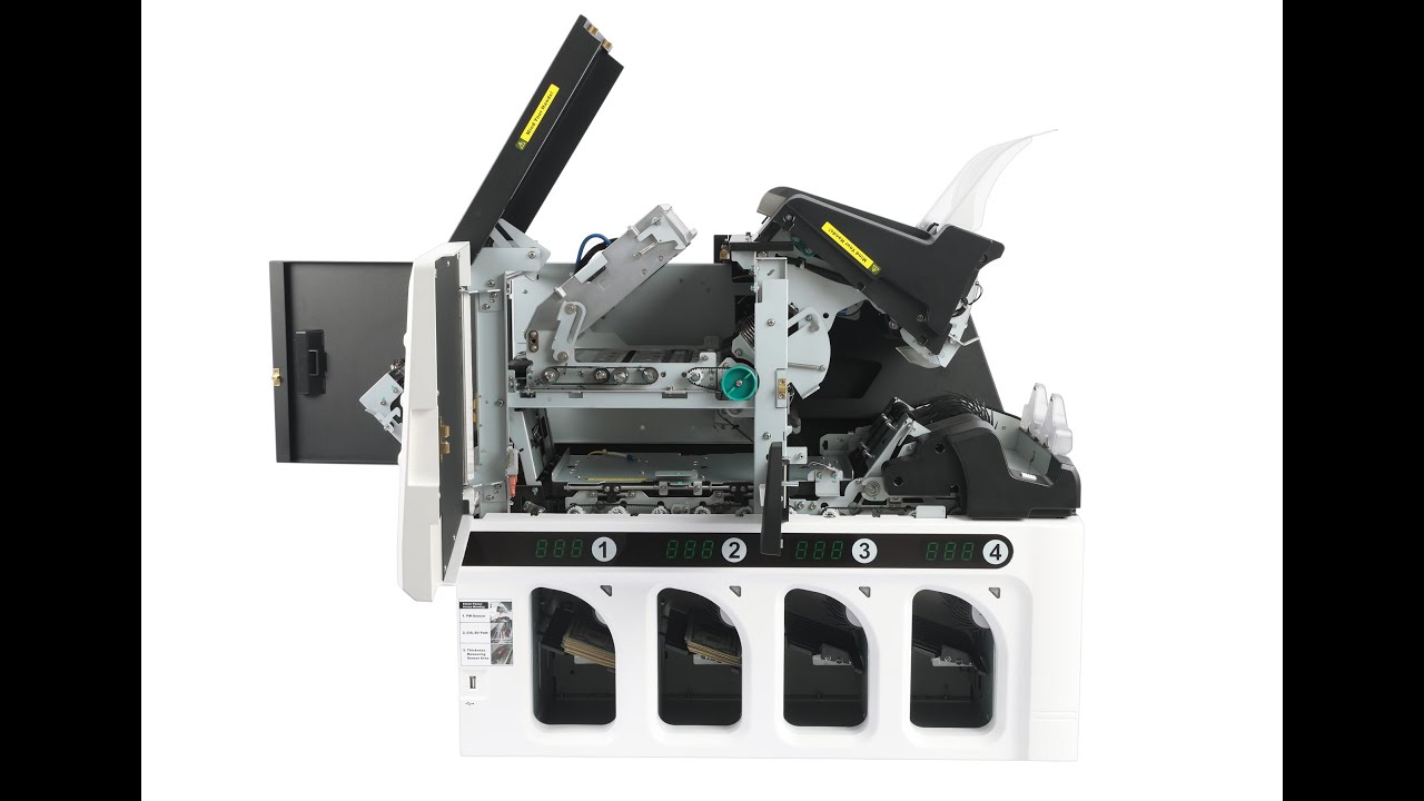 CR5000 Mixed Denomination Currency Sorter - YouTube
