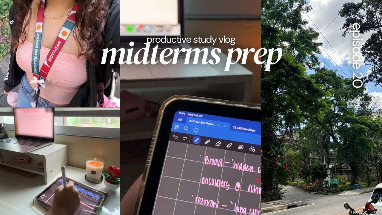 preparing for midterms ᝰ˖°🗒 online classes, note taking, study ...
